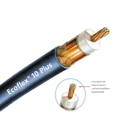 Kabel koncentryczny Ecoflex 10 Plus ERcomER - Radio i radiokomunikacja